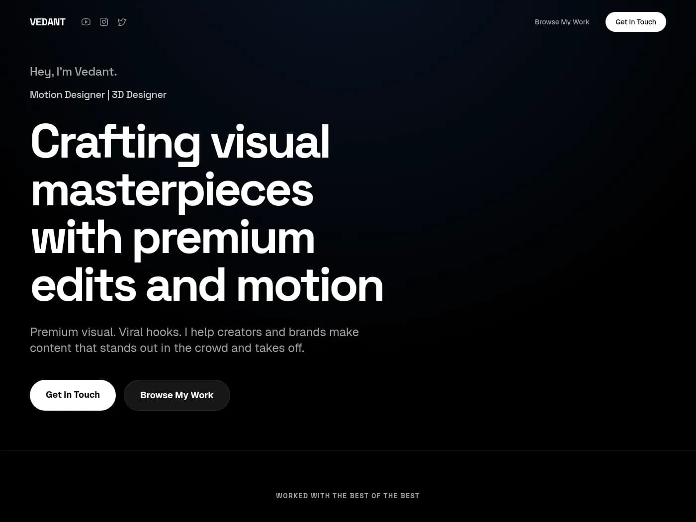 Veduboi Portfolio Clone