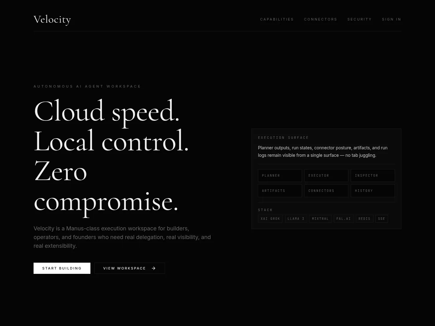 Velocity AI Agent Platform