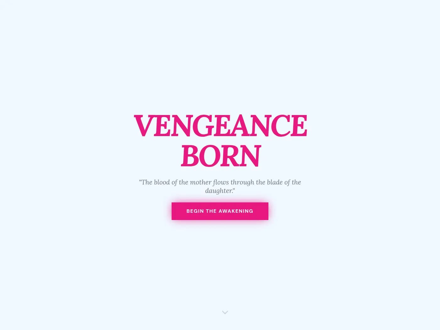 Vengeance Born