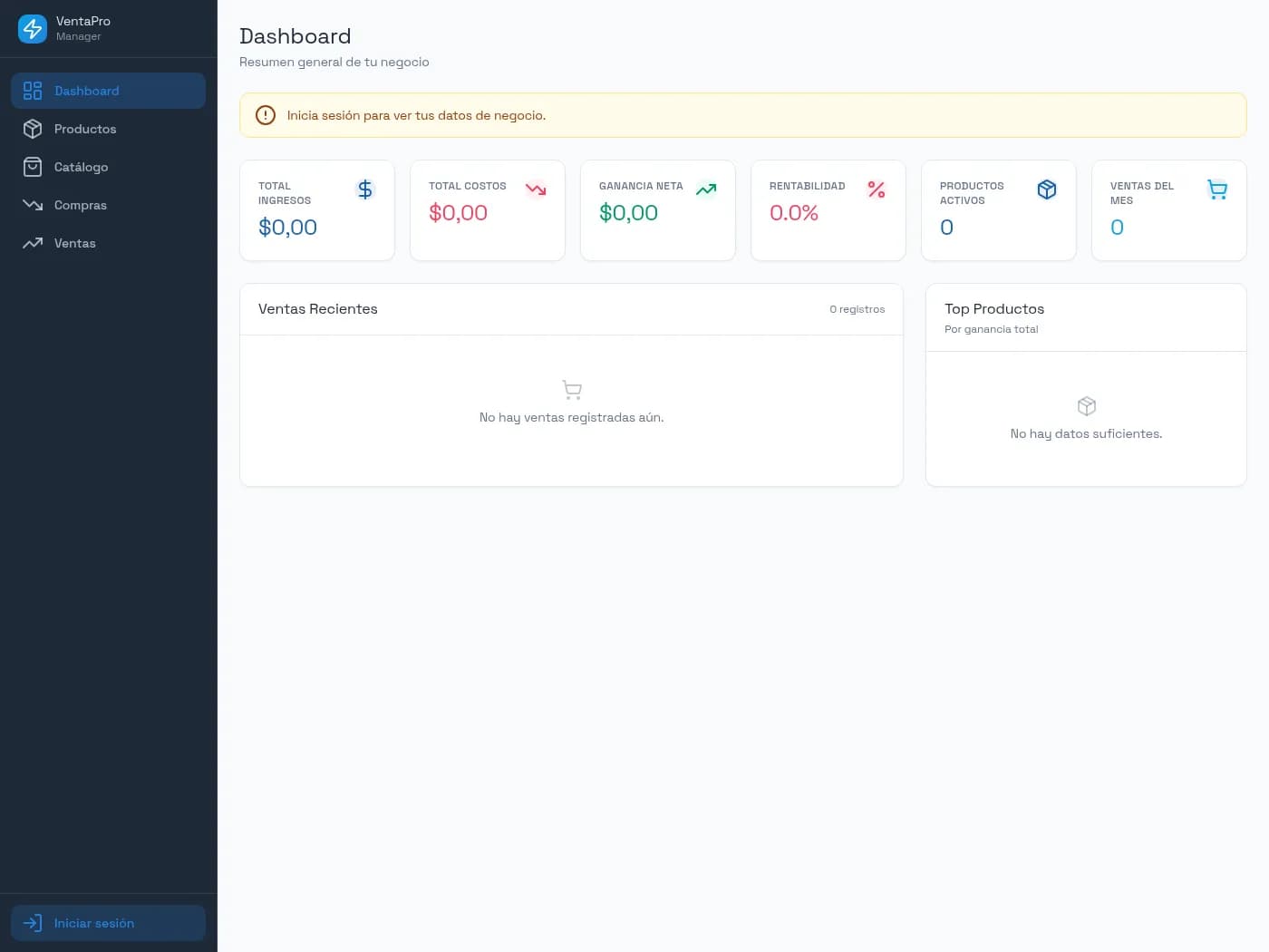 VentaPro Manager