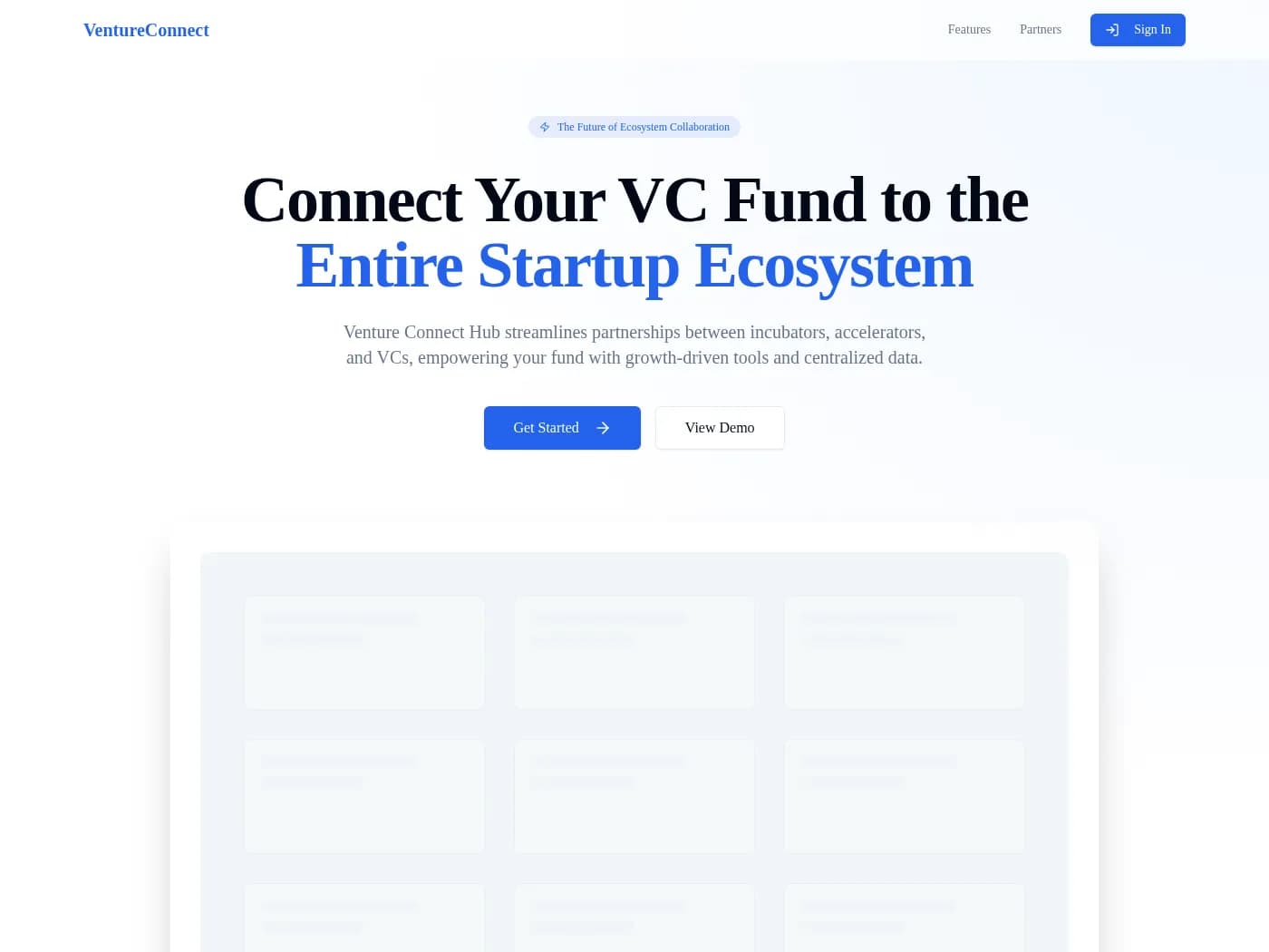 Venture Connect Hub