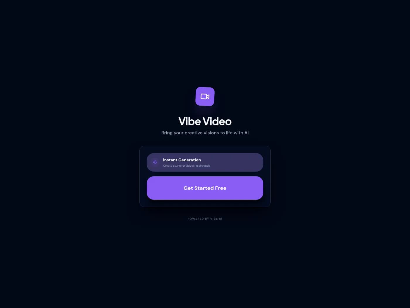 Vibe Video Generator