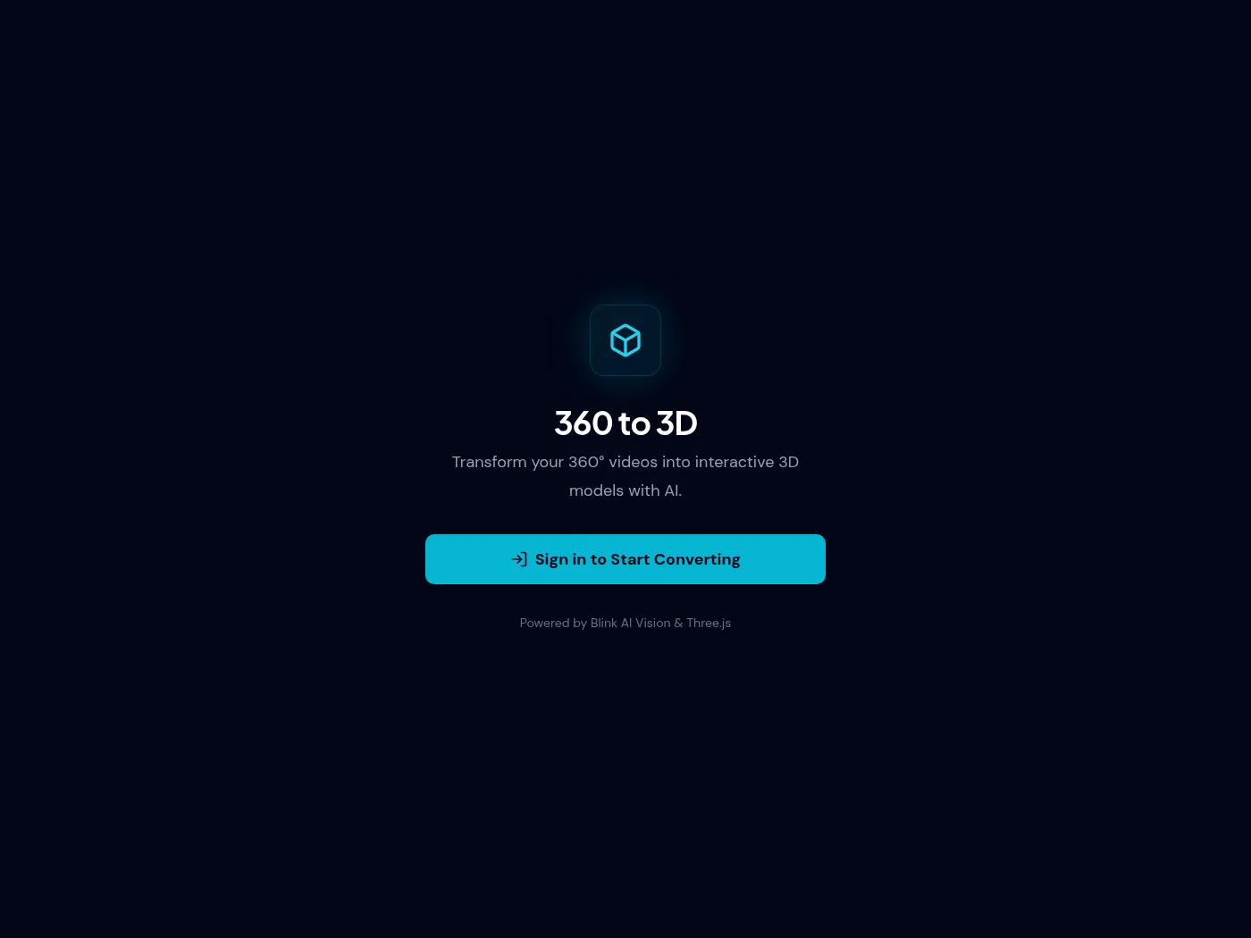360-to-3D Converter