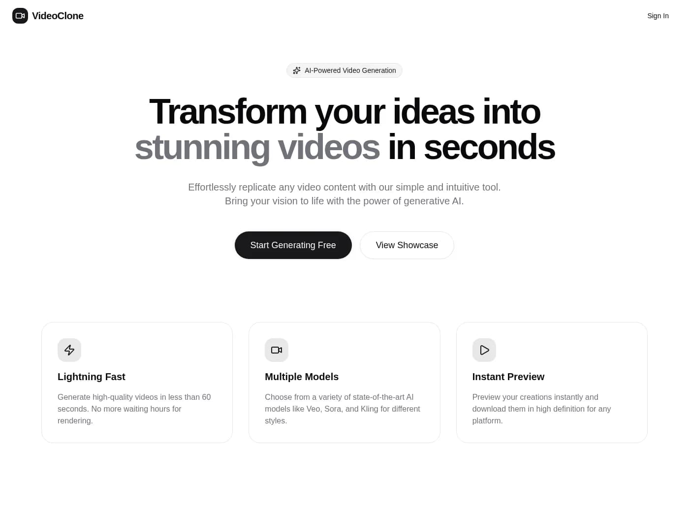 Video Clone