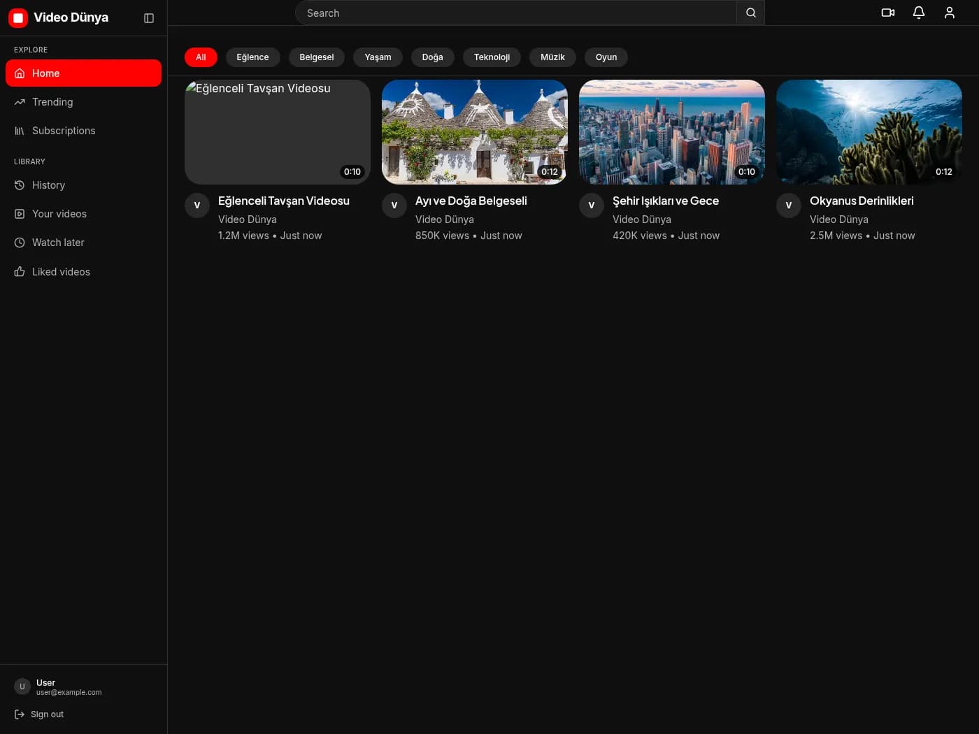 Video Dünya Klonu