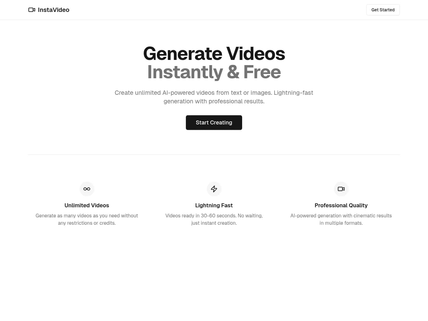 InstaVideo Generator