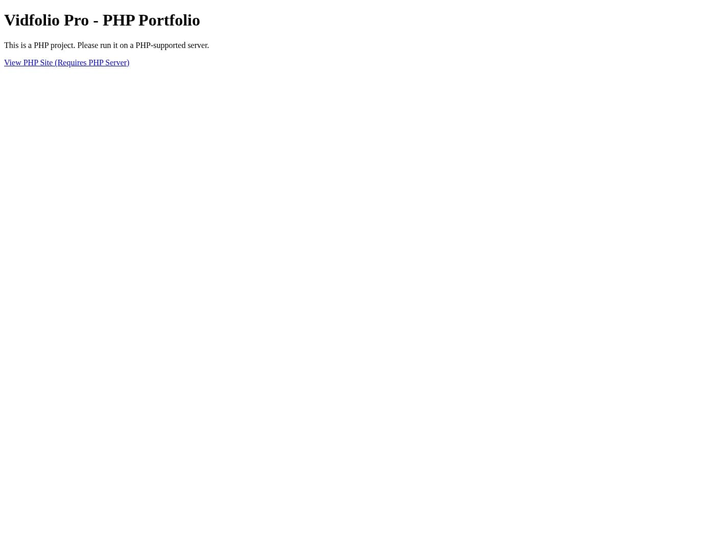 Vidfolio Pro
