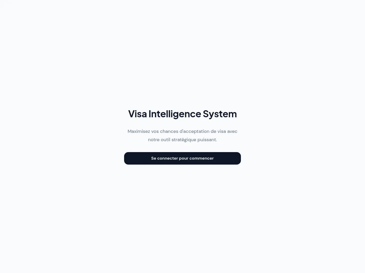 Visa Intelligence System