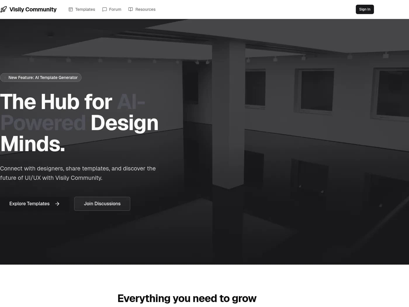 Visily Community Portal