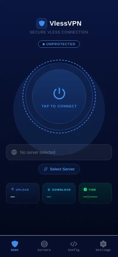 VlessVPN BlueGlass App