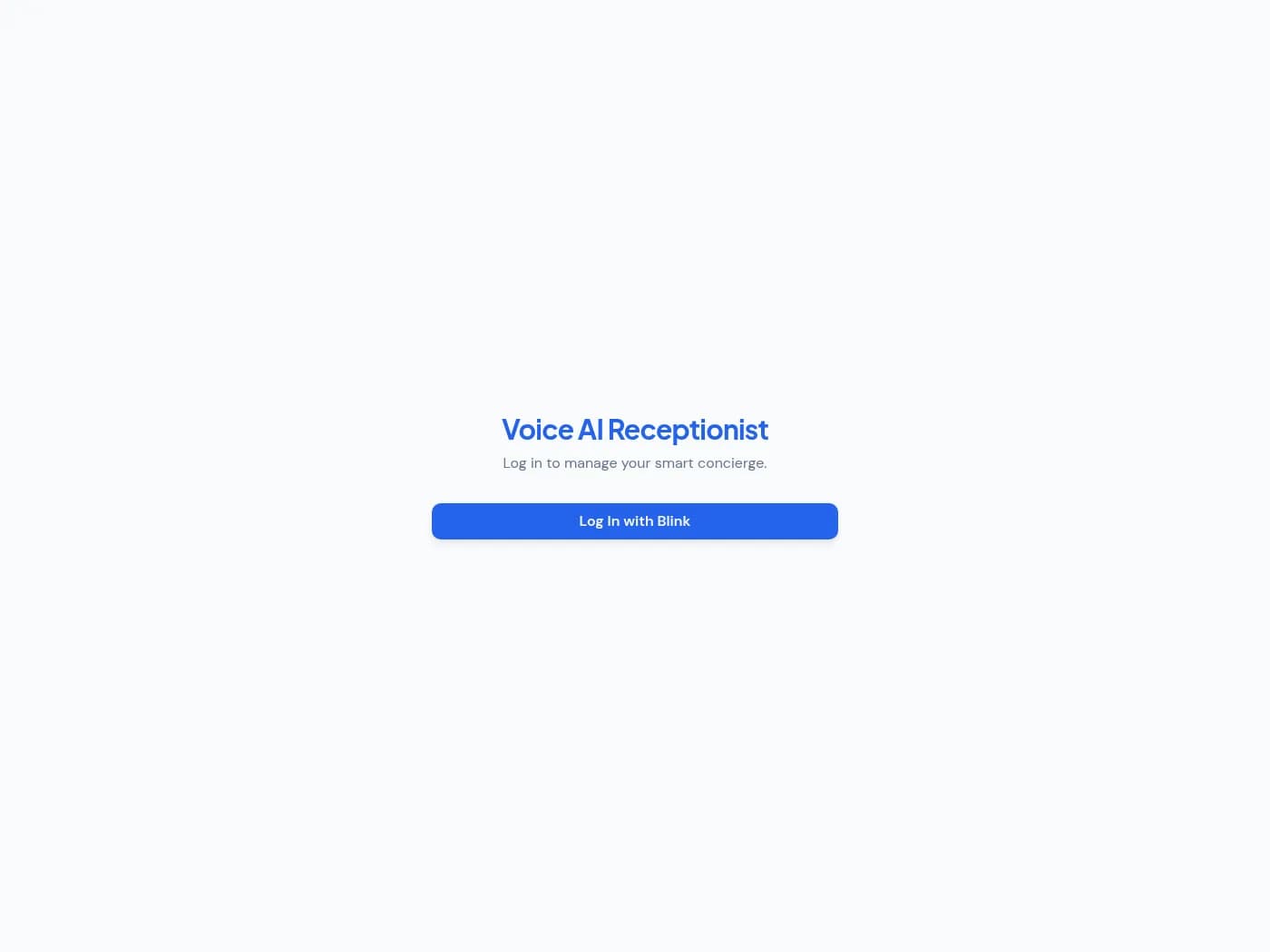 Voice Concierge AI
