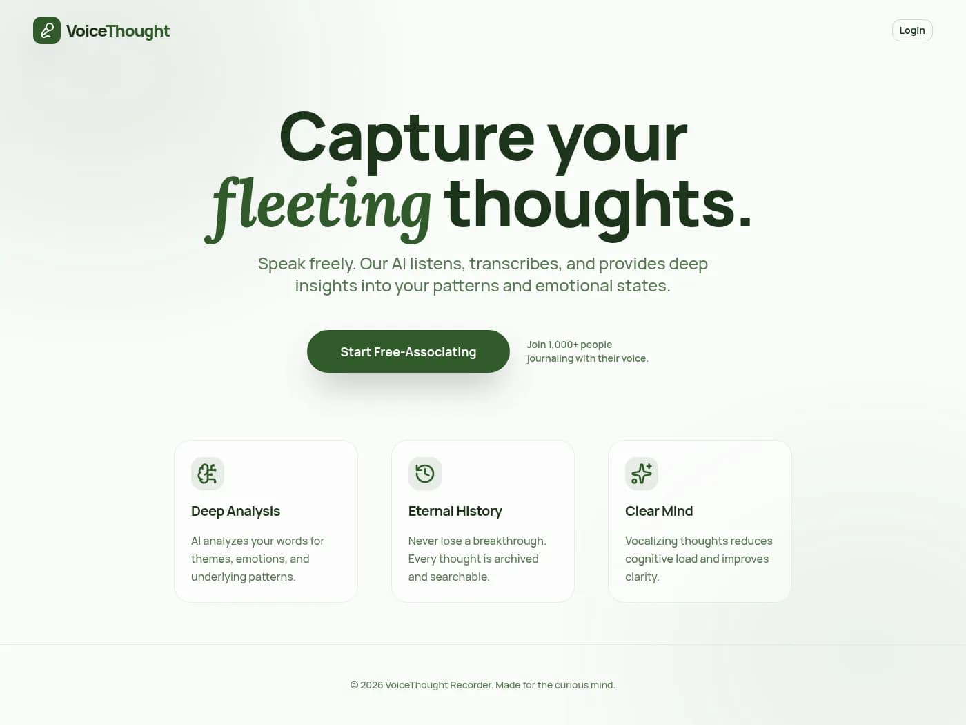 VoiceThought Recorder