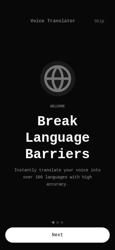 Universal Voice Translator