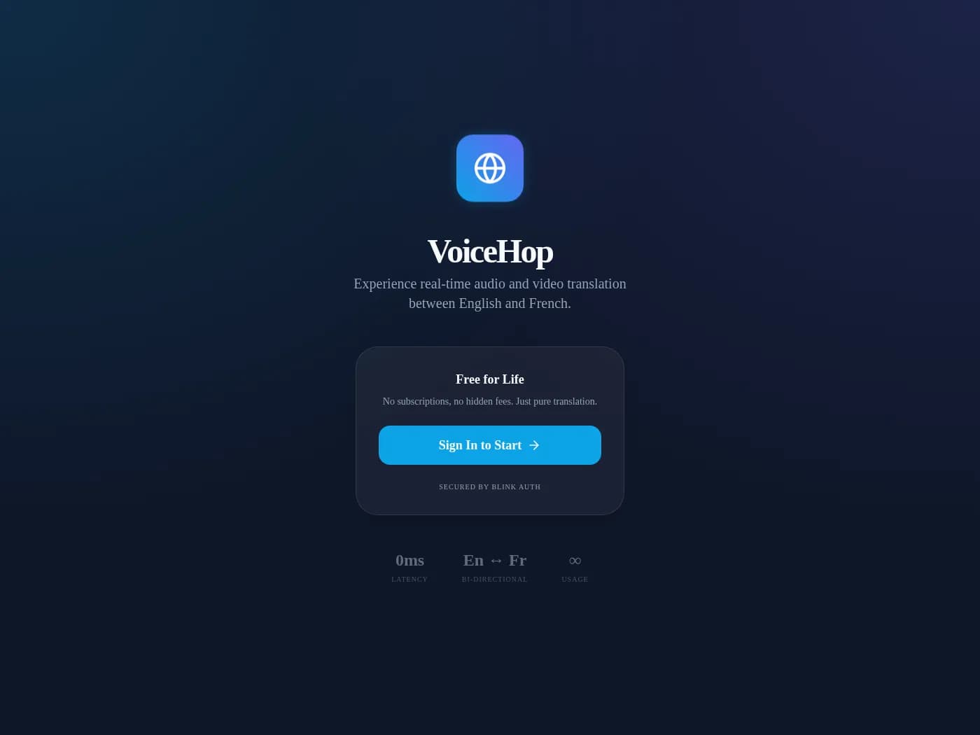 VoiceHop Translator Extension