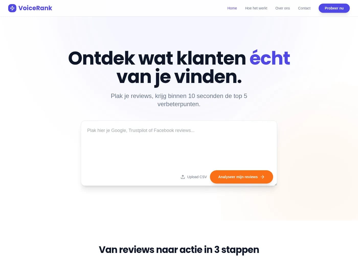 VoiceRank Review Analyzer