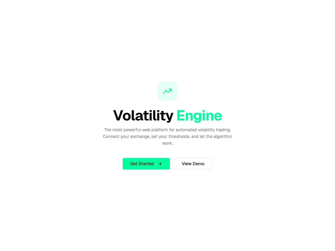 Volatility Trading Dashboard