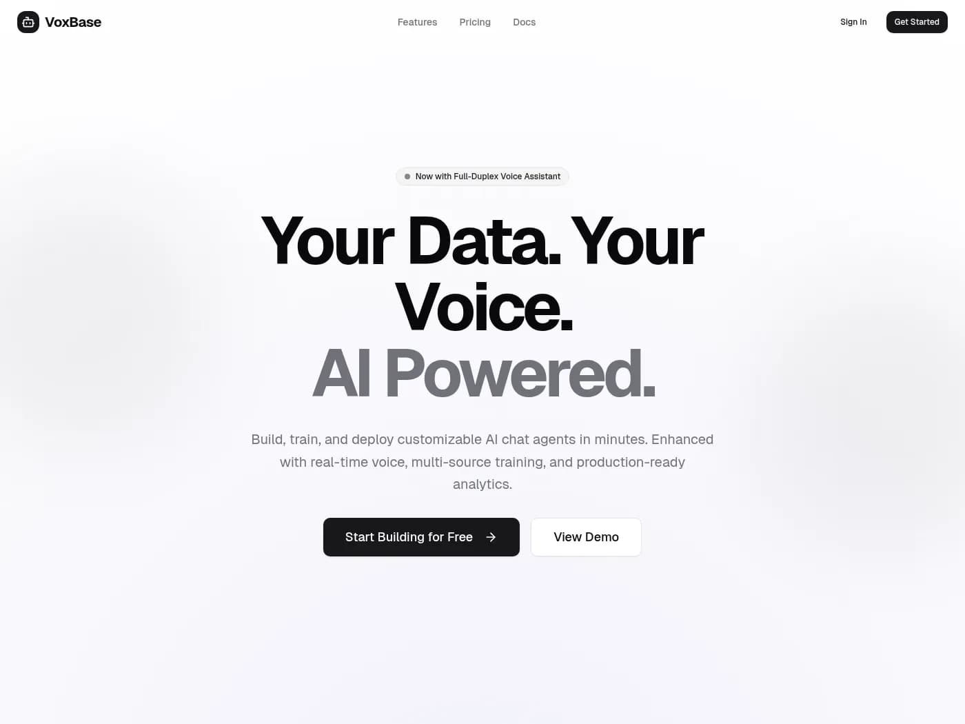 VoxBase AI Platform