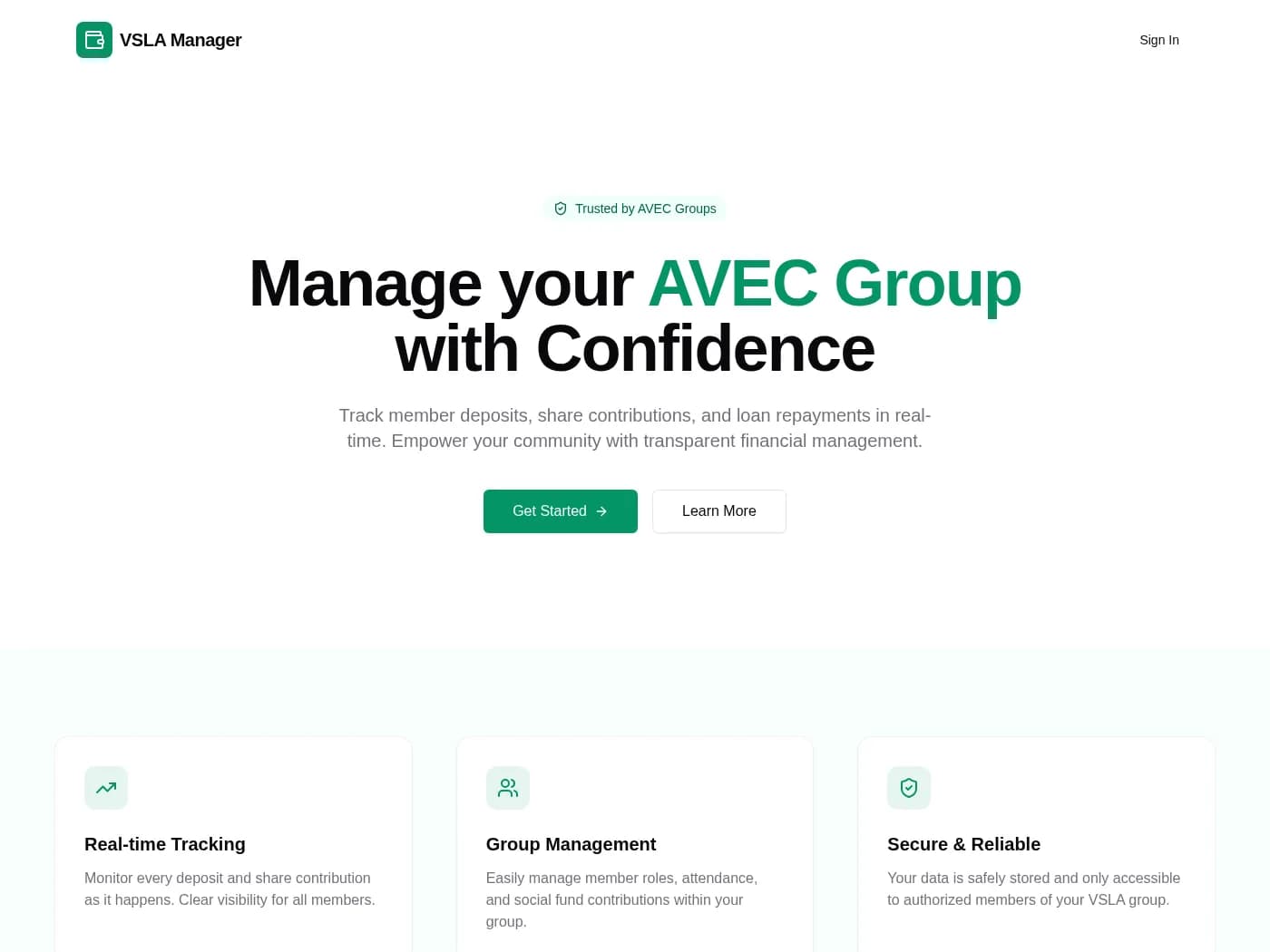 VSLA Manager App