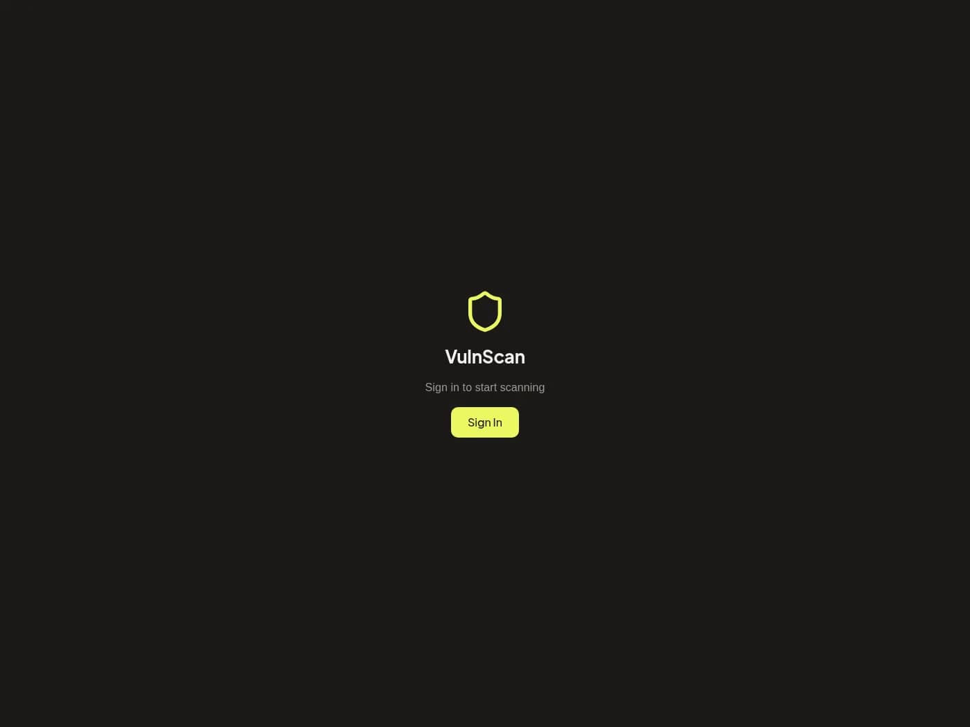VulnScan Web Security Tool