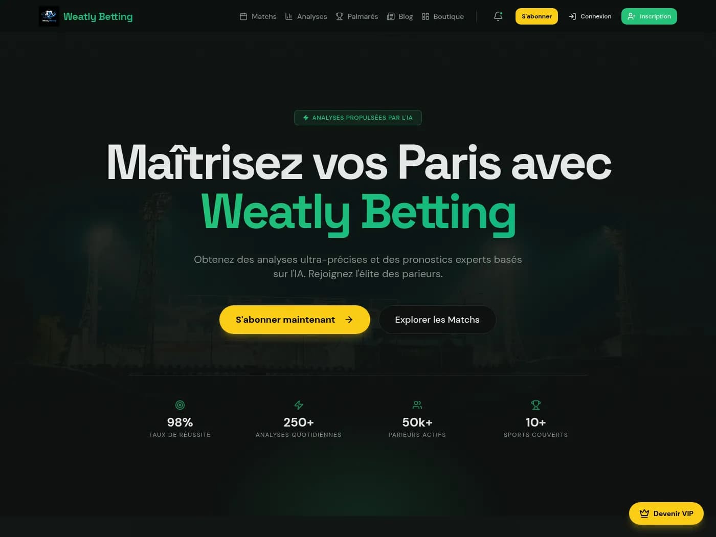 Waetly betting