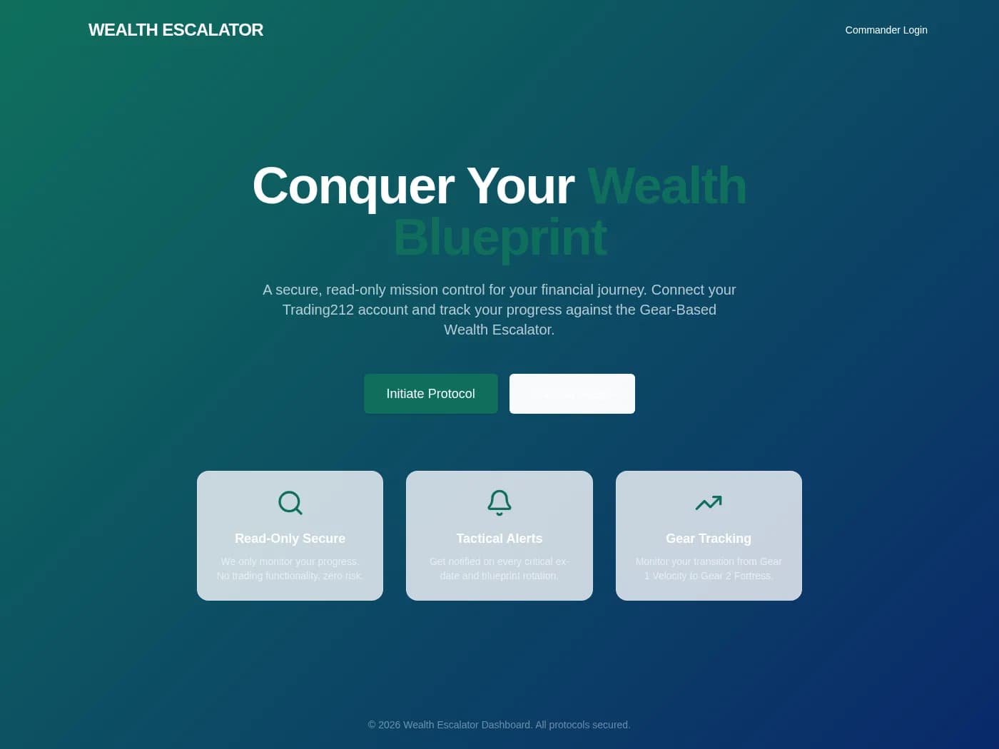 Wealth Escalator Tracker