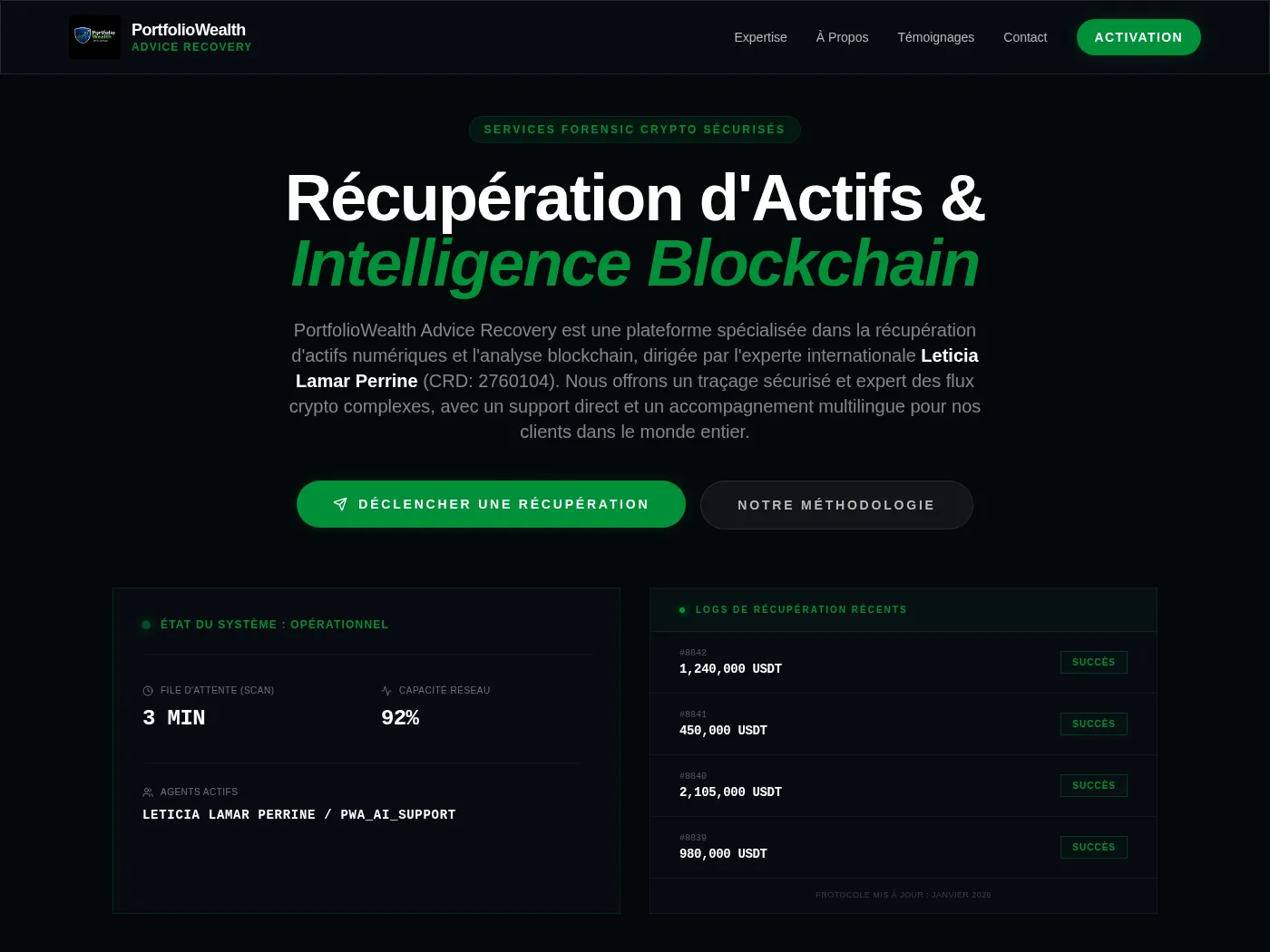 PortFolioWealthAdvice Recovery Site