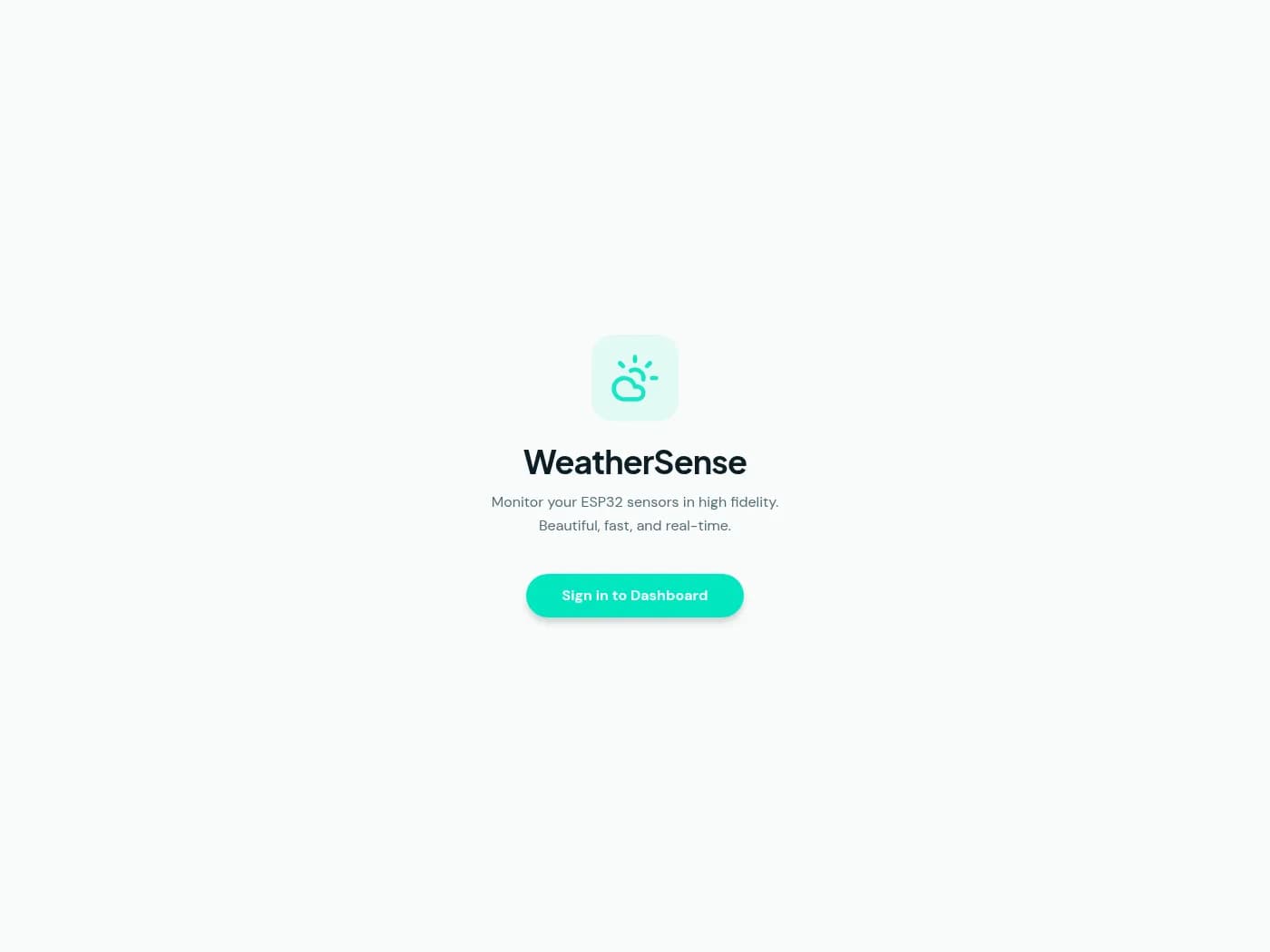 WeatherSense Dashboard