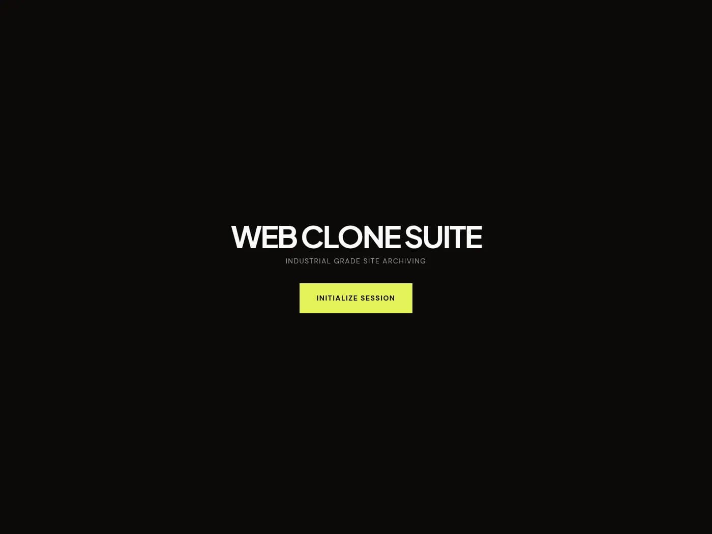 Web Clone Suite