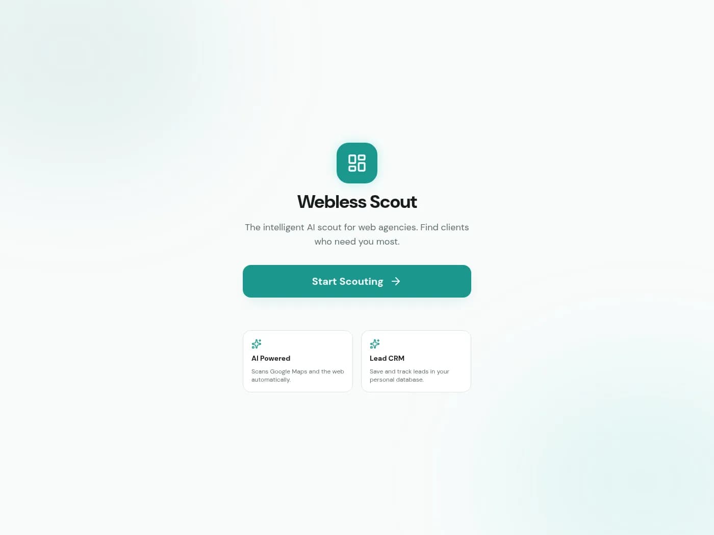 Webless AI Scout
