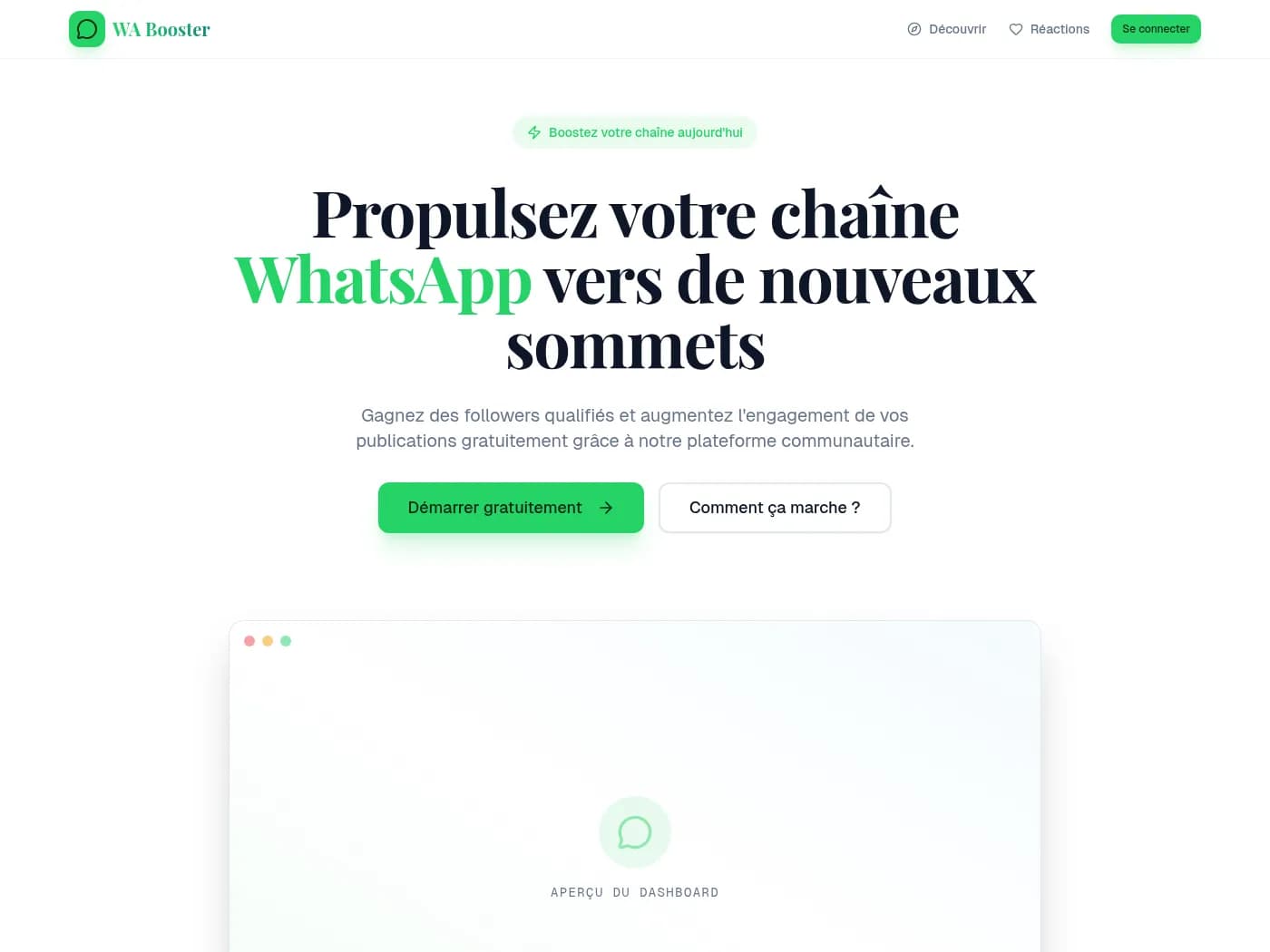 WhatsApp Follower Booster