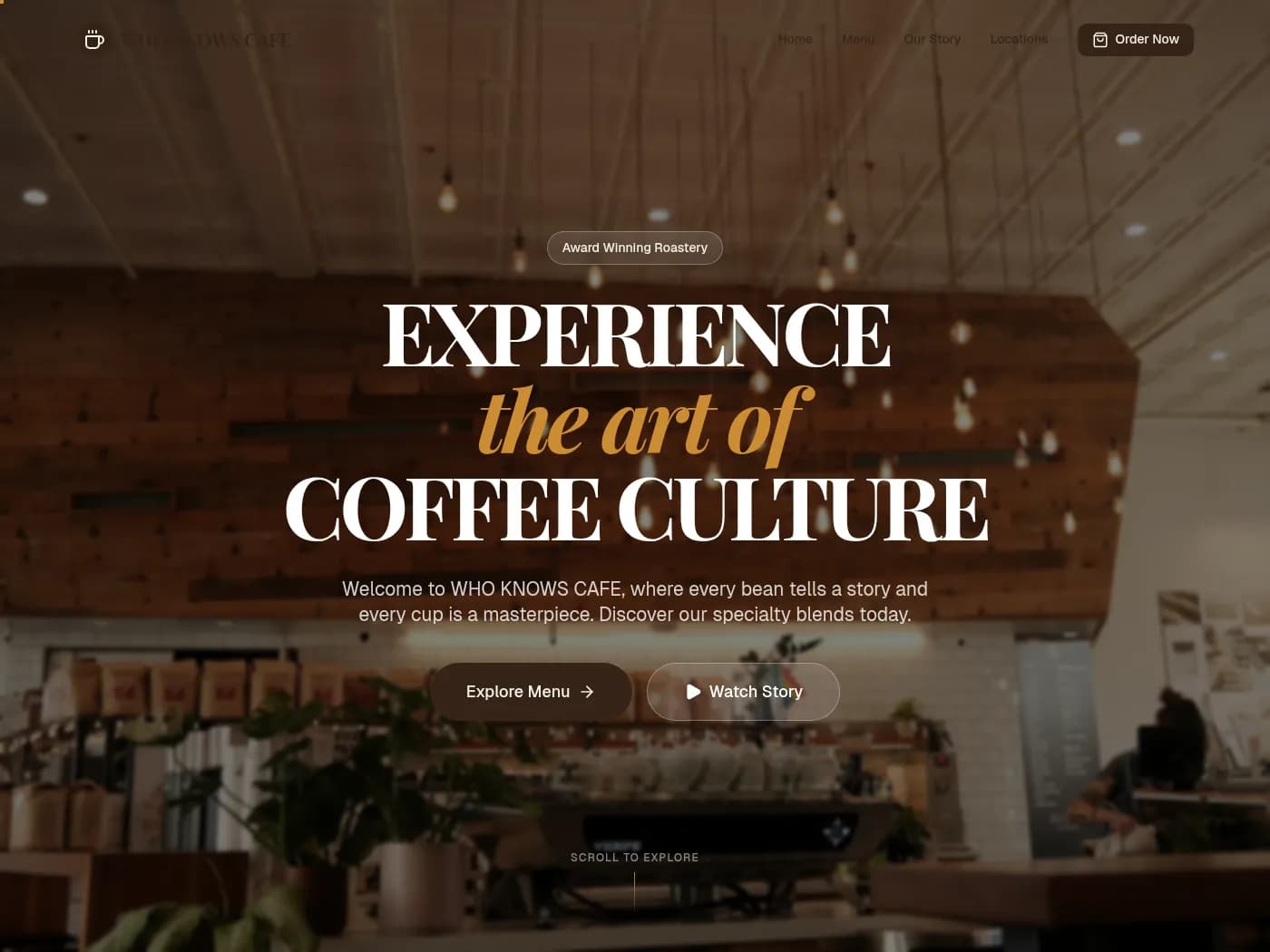 Who Knows Cafe Web