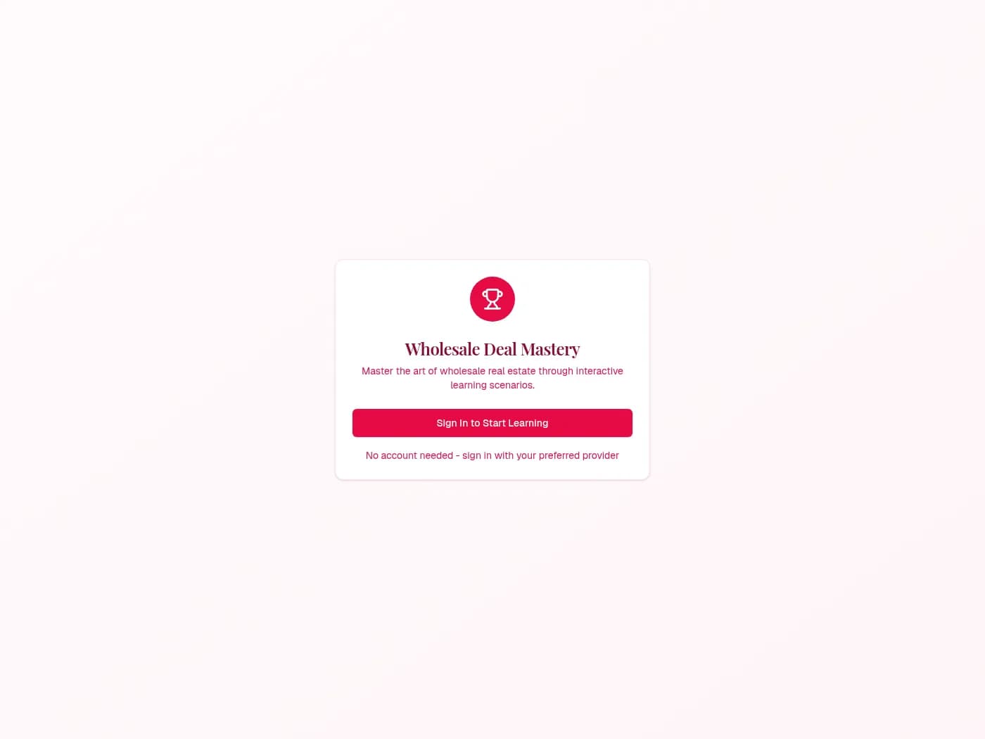 Wholesale Deal Mastery