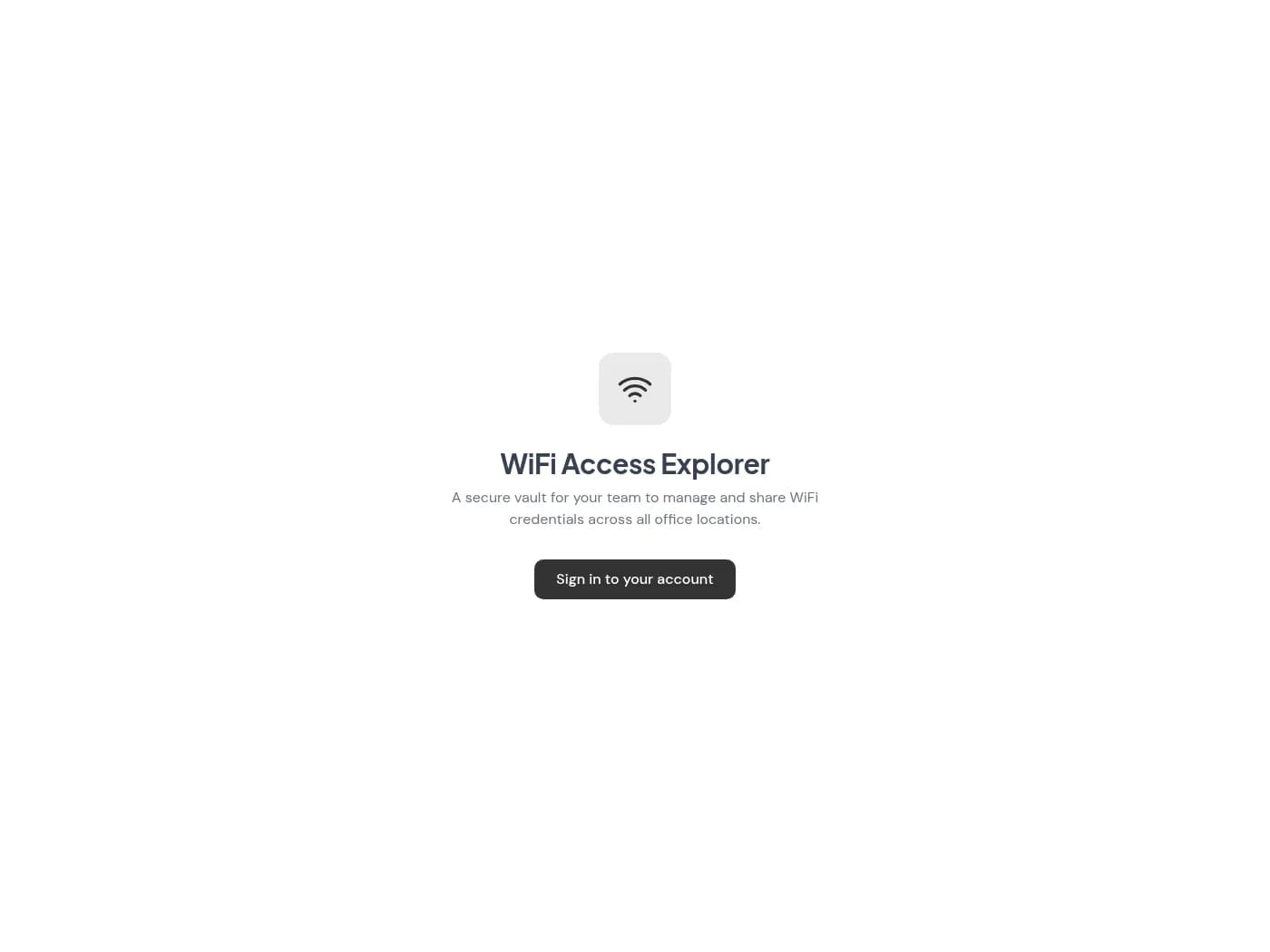 WiFi Access Explorer