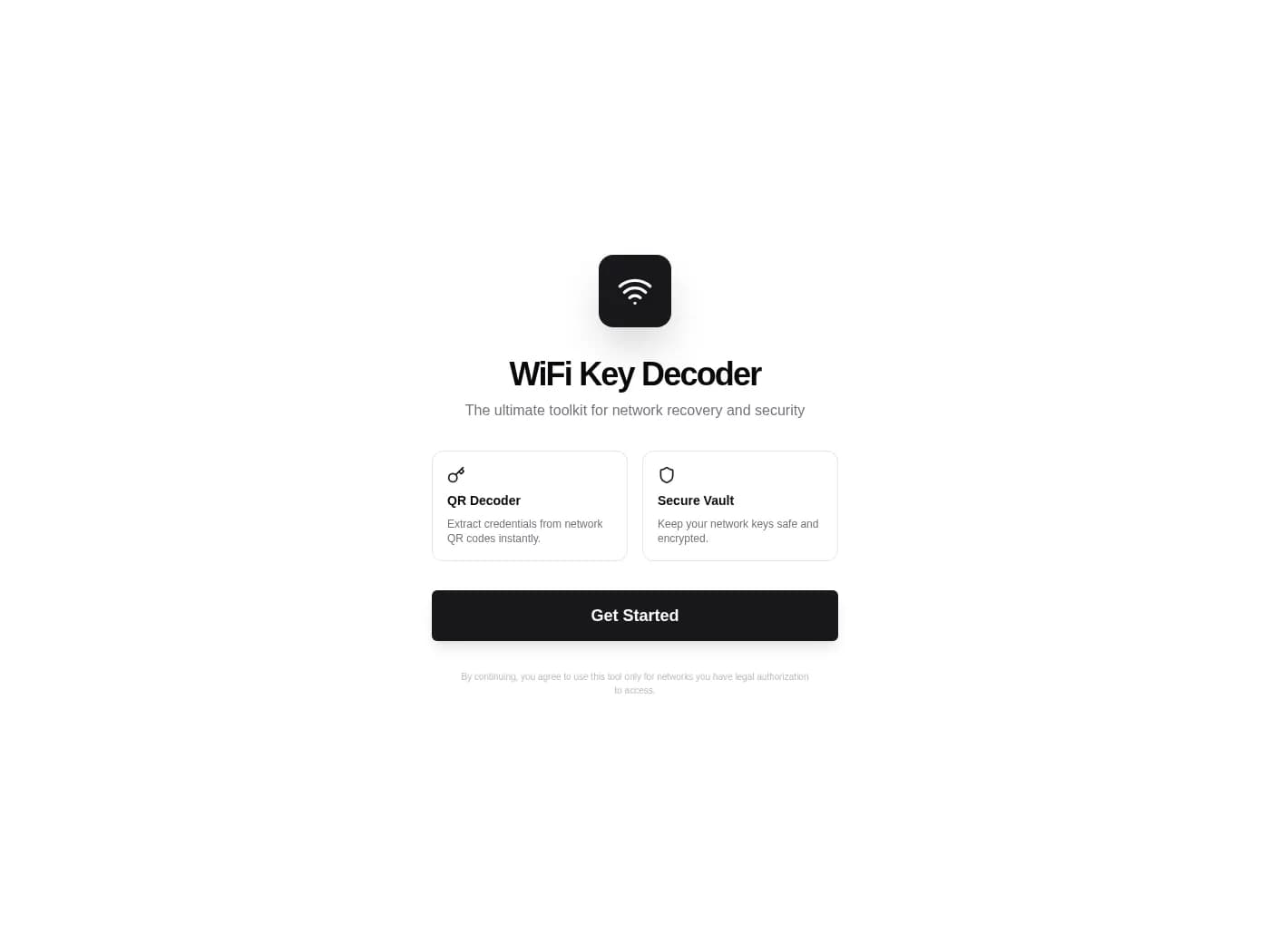 WiFi Key Decoder