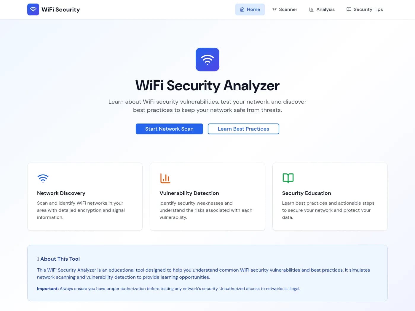 WiFi Security Analyzer