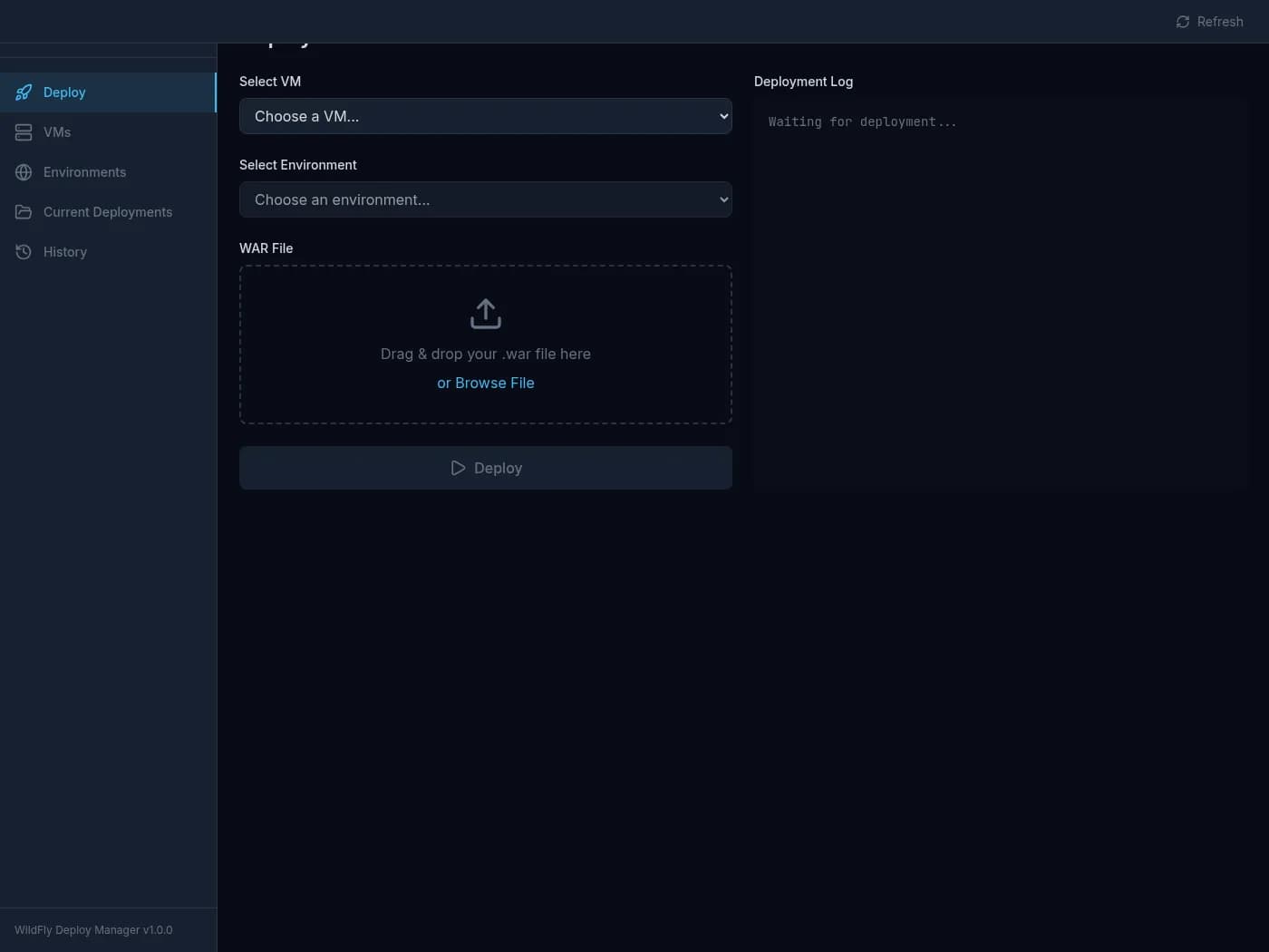 WildFly Deploy Manager
