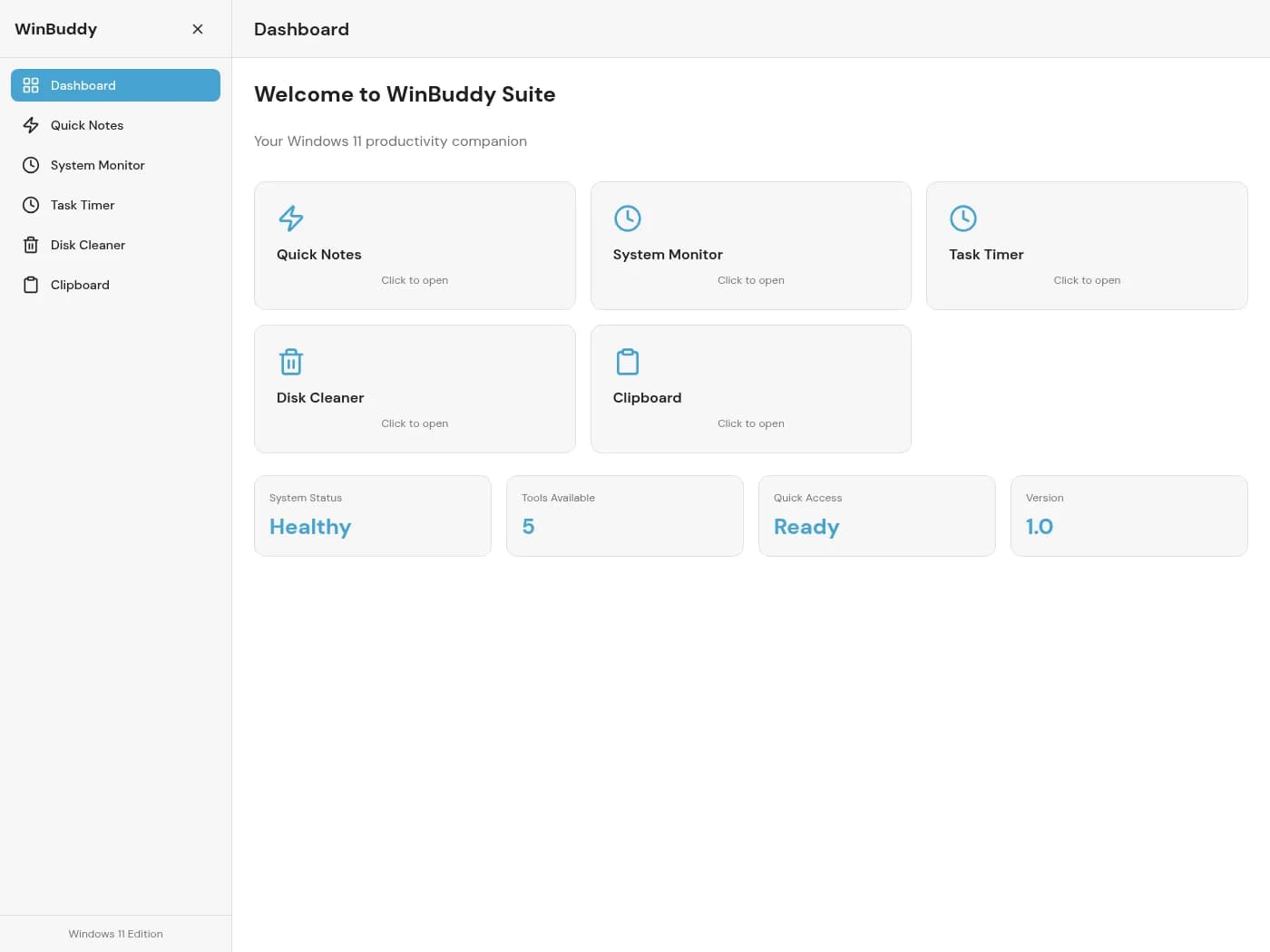 WinBuddy Utility Suite