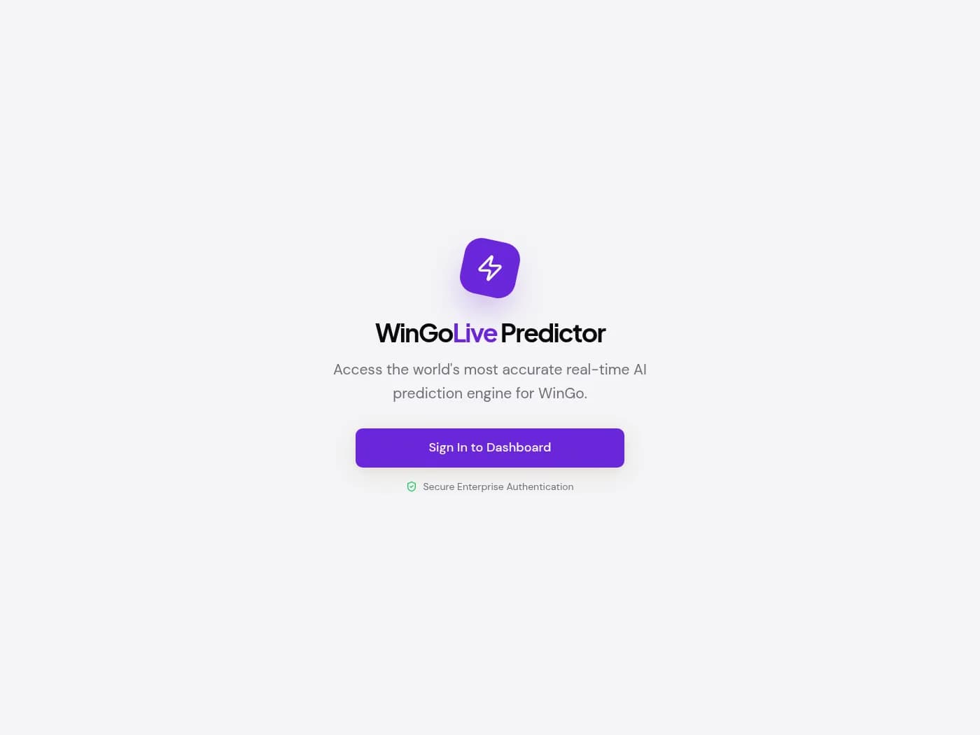 WinGo Live Predictor
