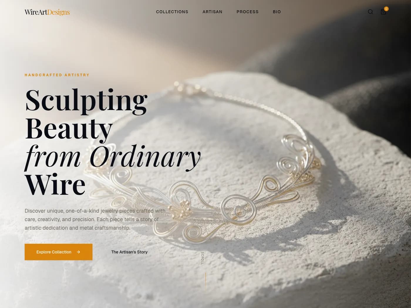 WireArt Designs Website
