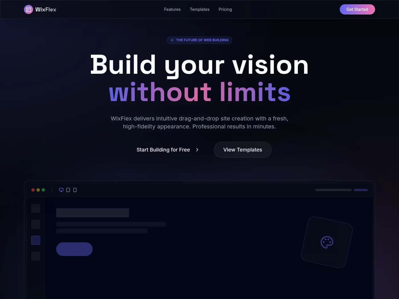 WixFlex Web Builder