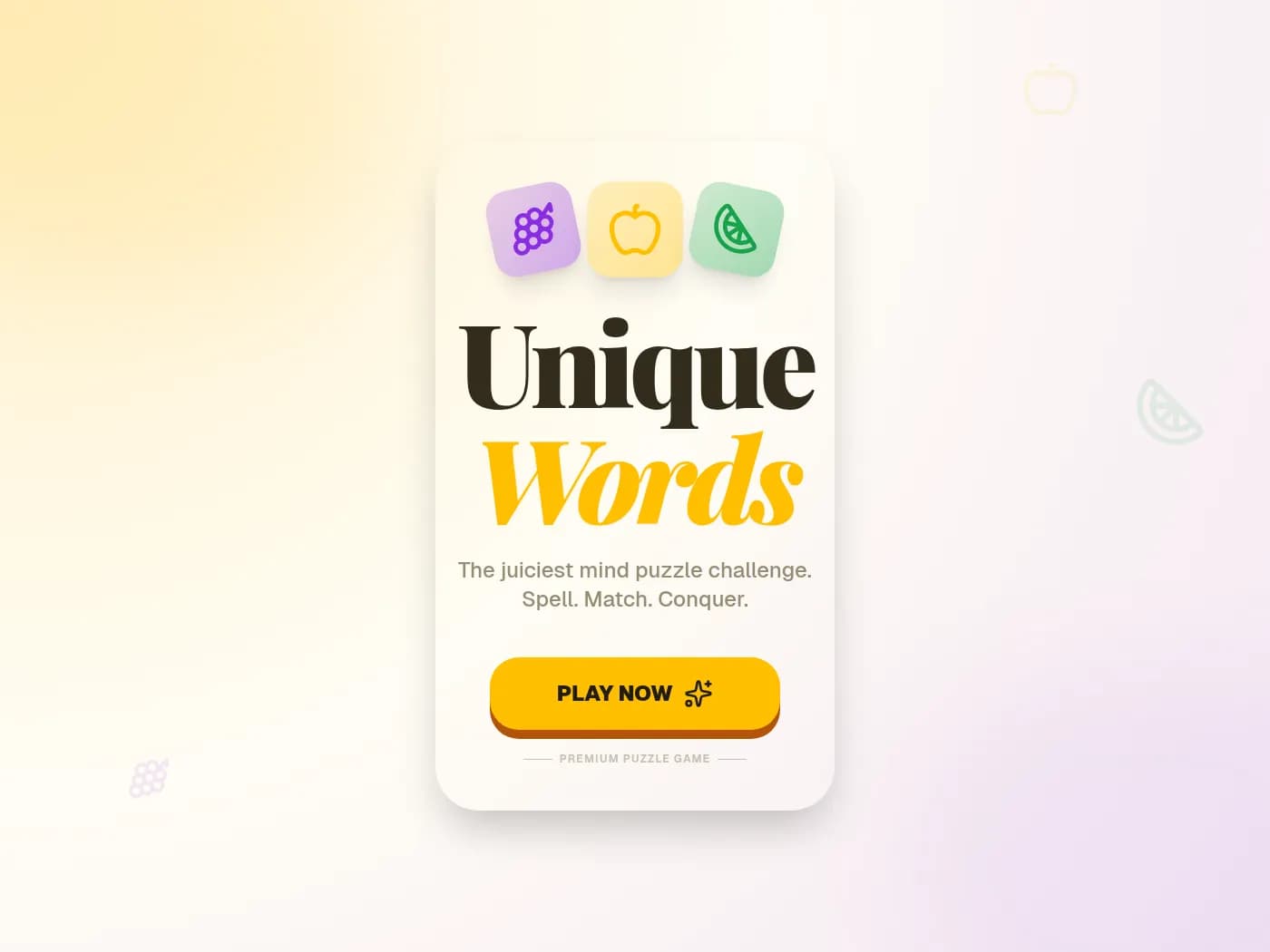 Word Juicy Match