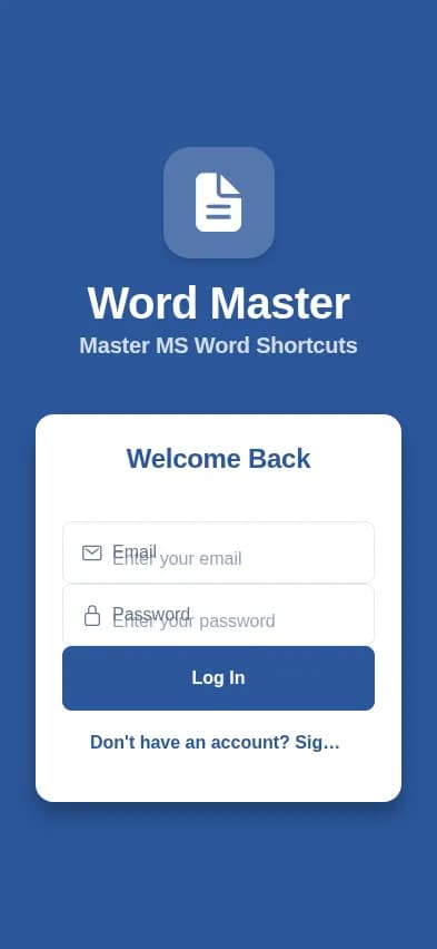 Word Shortcut Game
