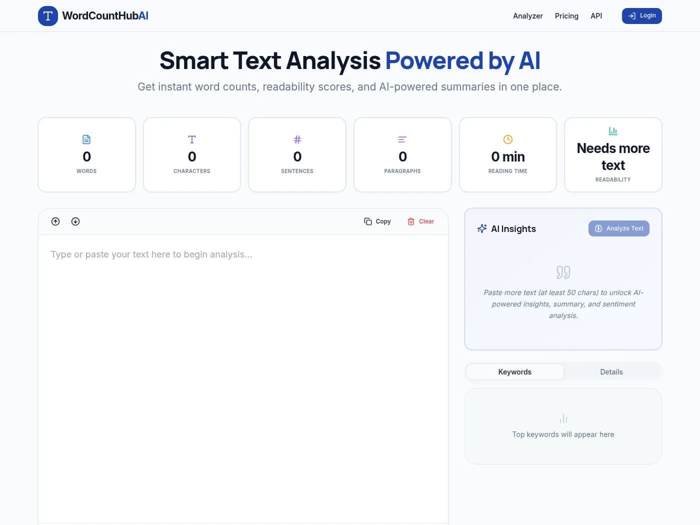 WordCountHubAI Web