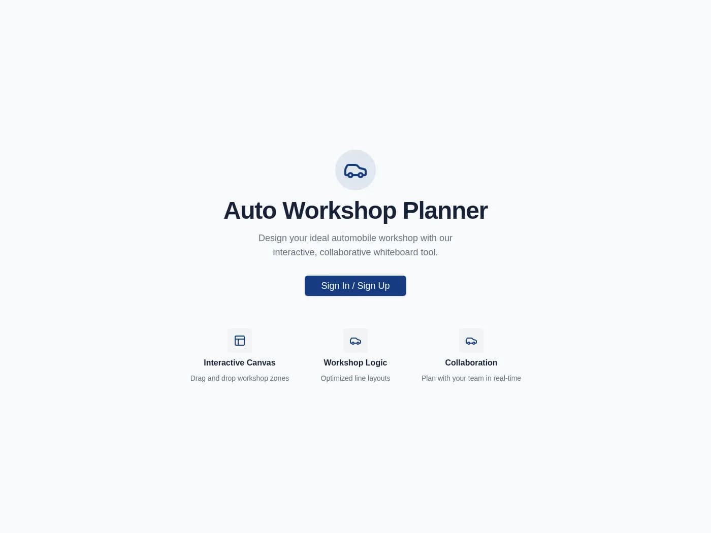 Auto Workshop Planner