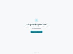 Google Workspace Hub