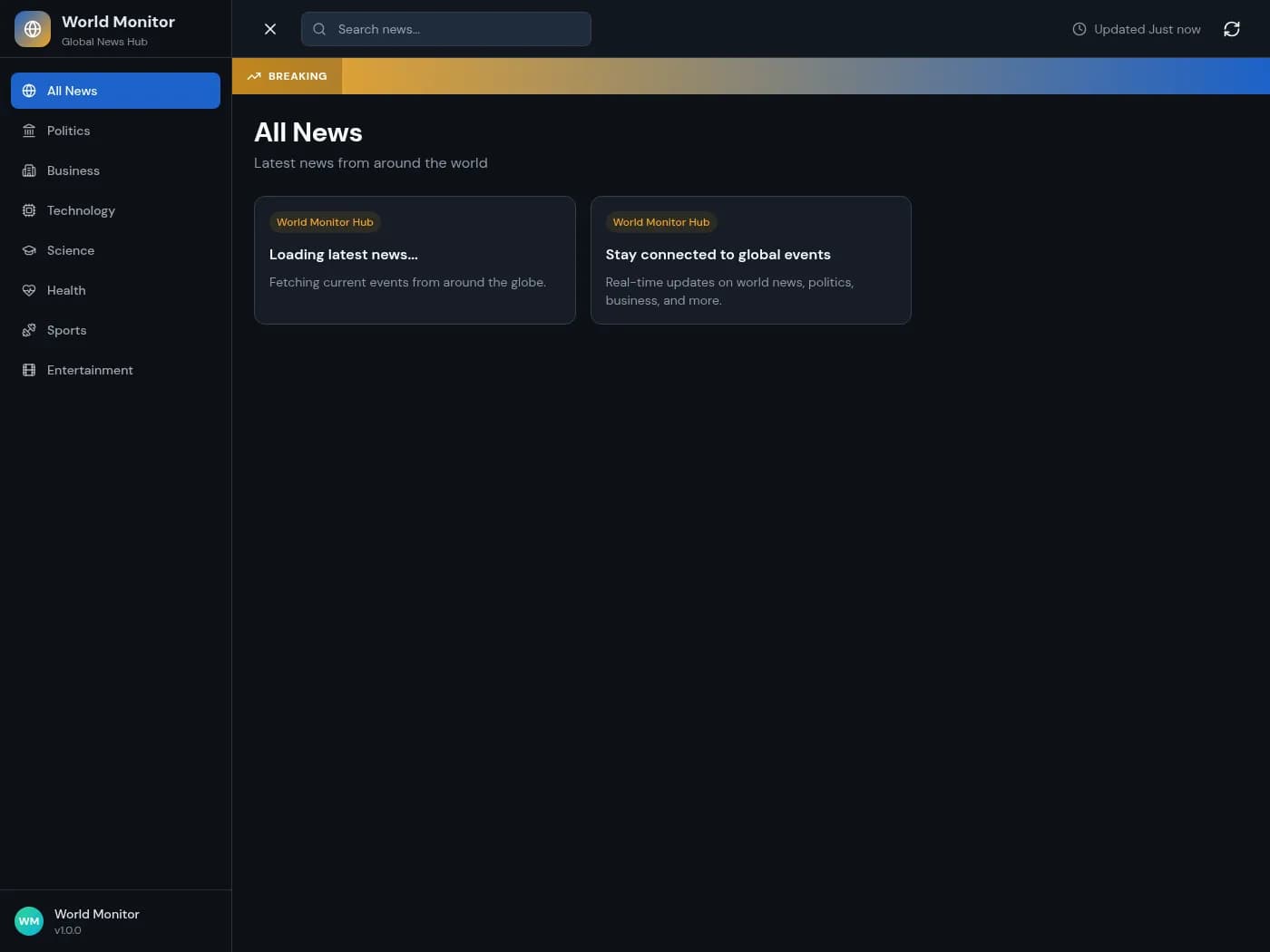 World Monitor Hub