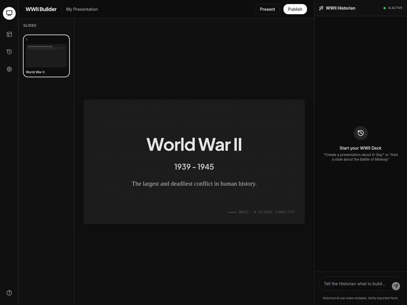 WWII PowerPoint Builder