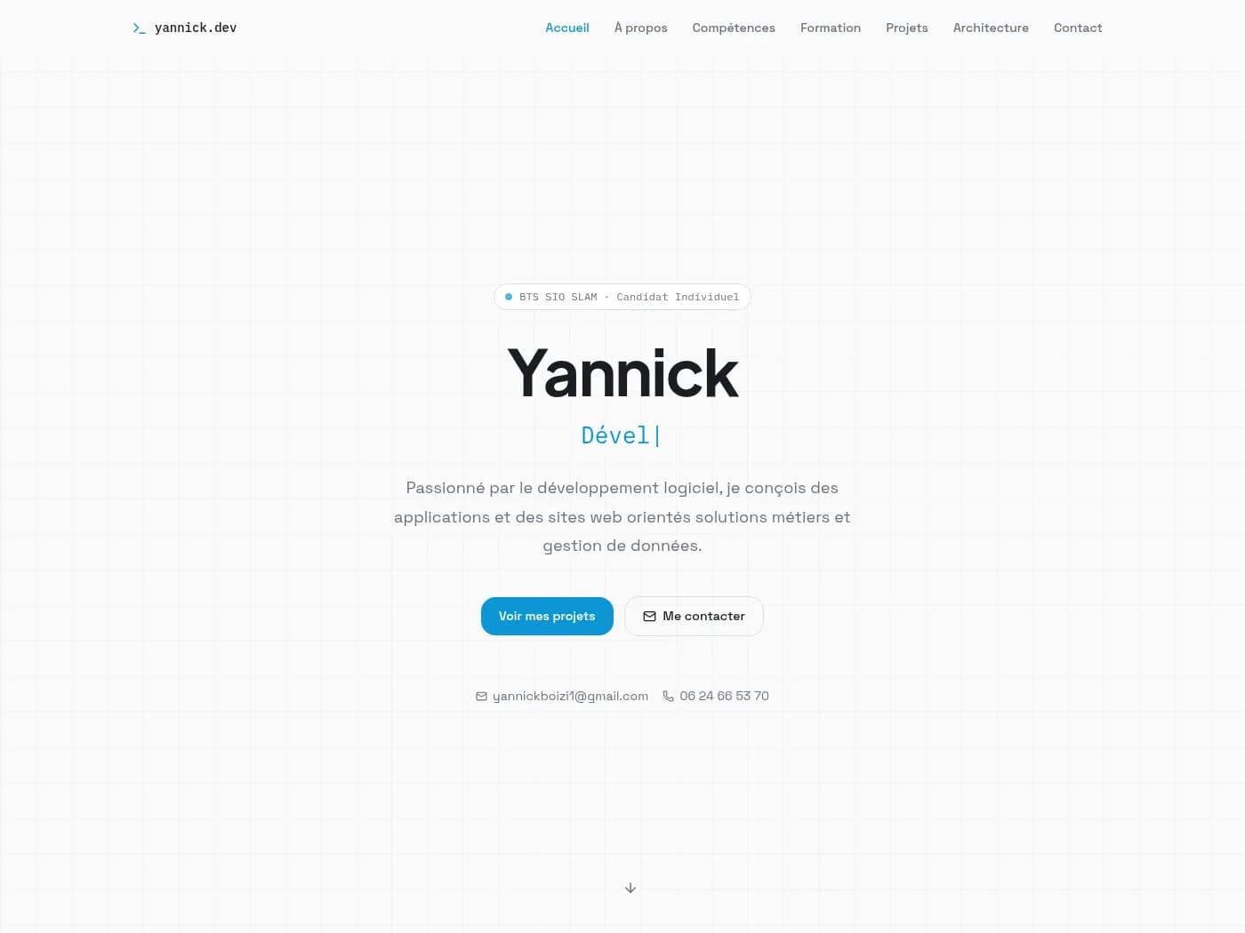 Yannick Dev Portfolio