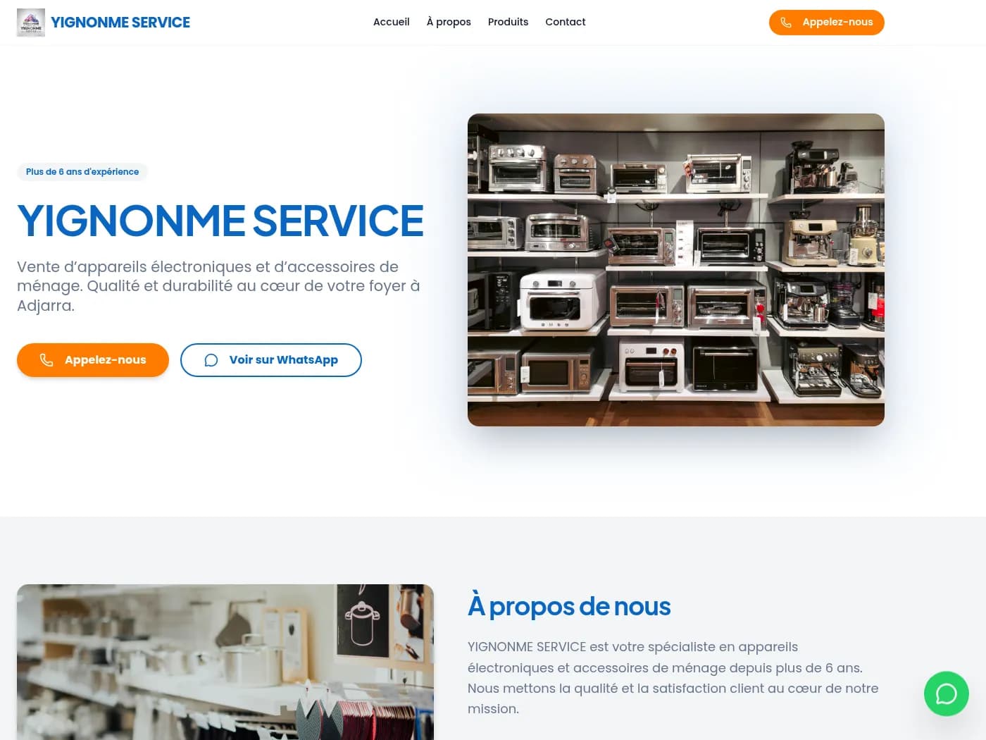 Yignonme Service Web