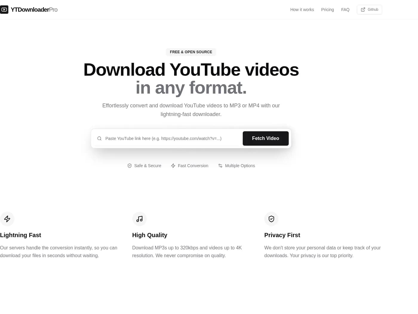 YouTube Downloader Pro